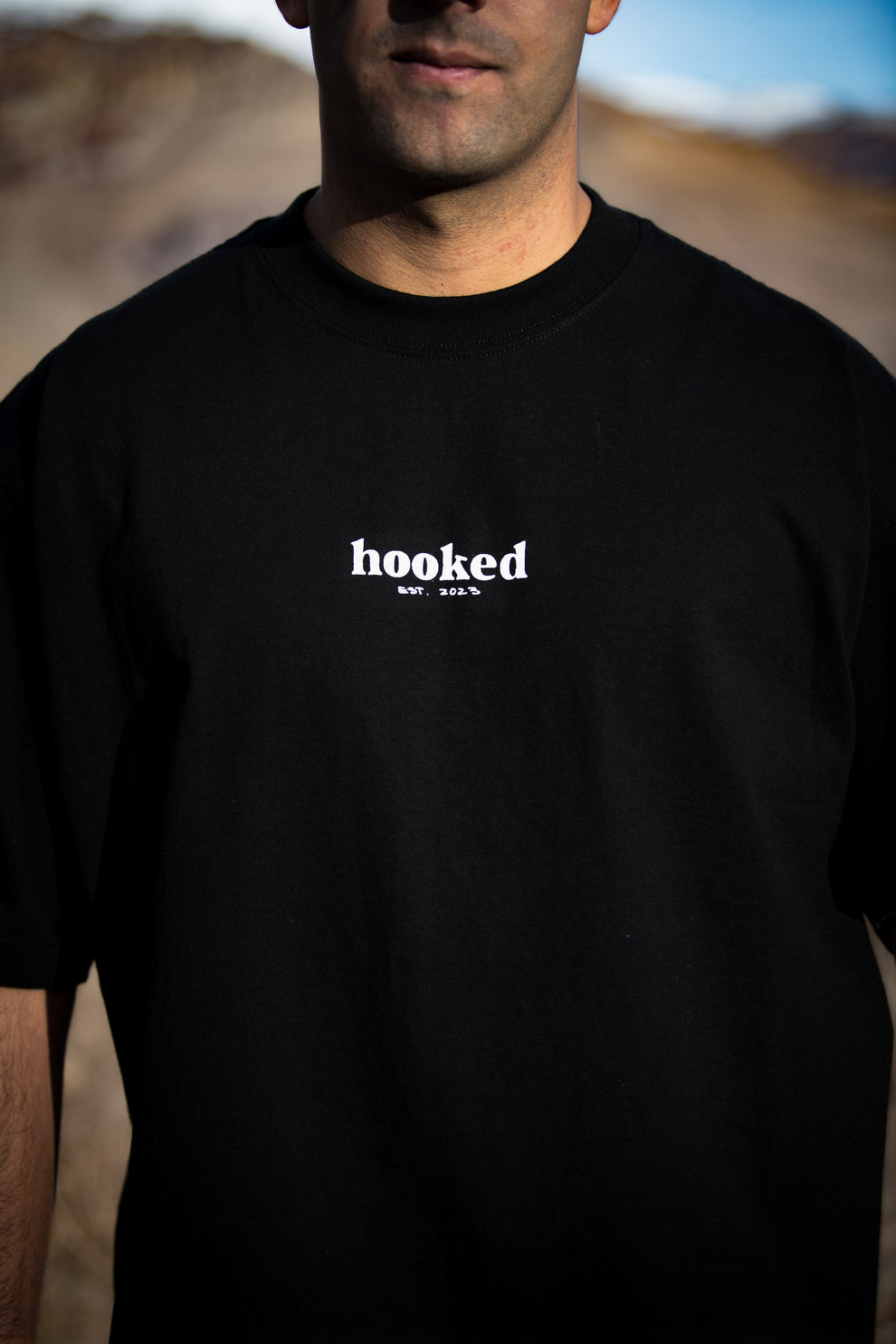 POLERA OVERSIZE "WHY NOT NOW?" BLACK – Hooked